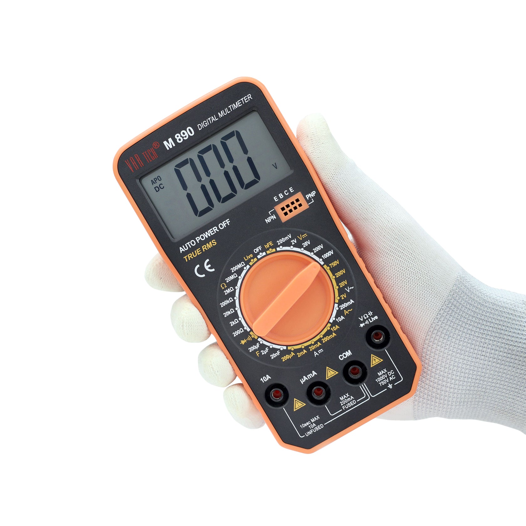 M 890 Full Function Digital Multimeter True RMS – V A R TECH