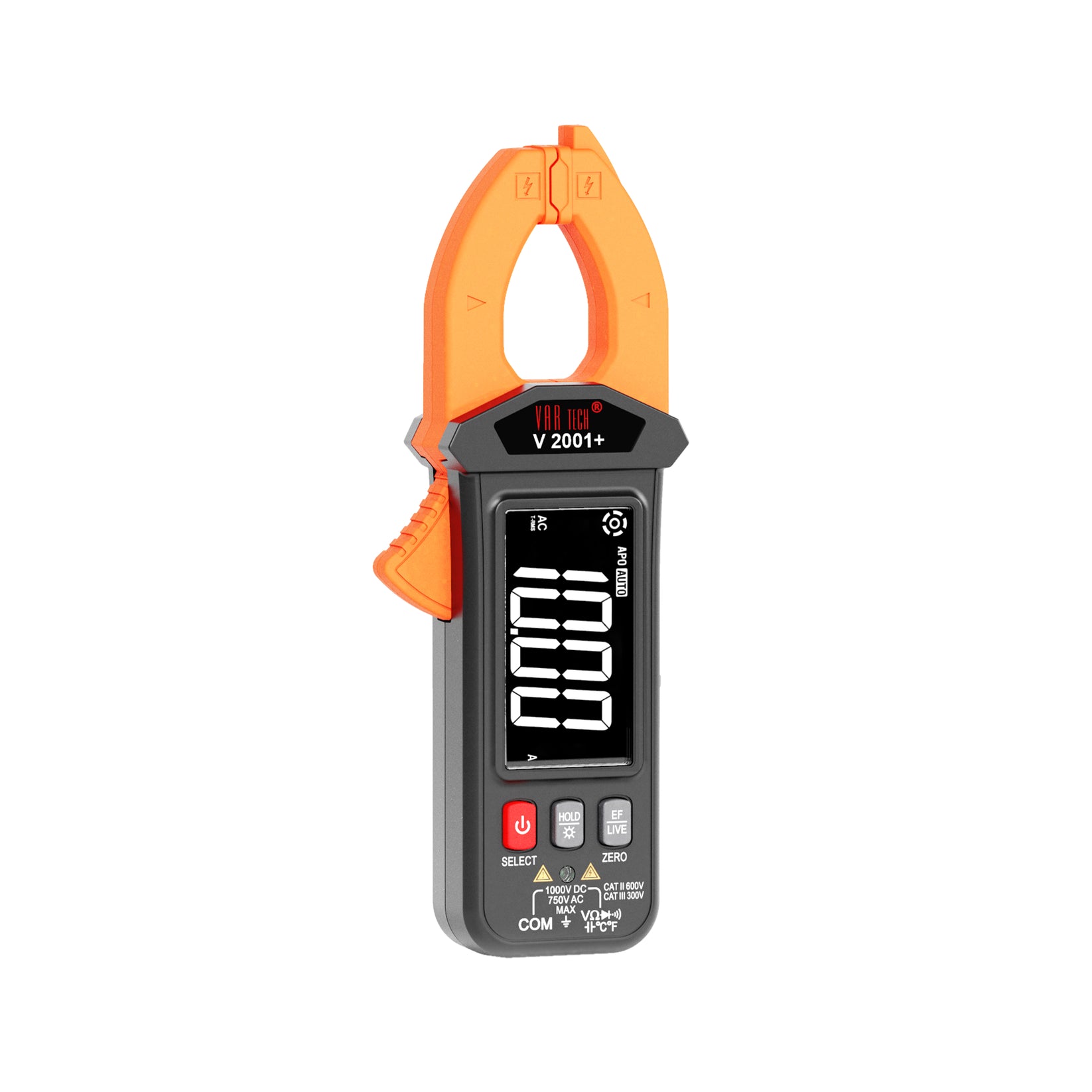 V 2001+ Digital Smart Clamp Meter True RMS – V A R TECH