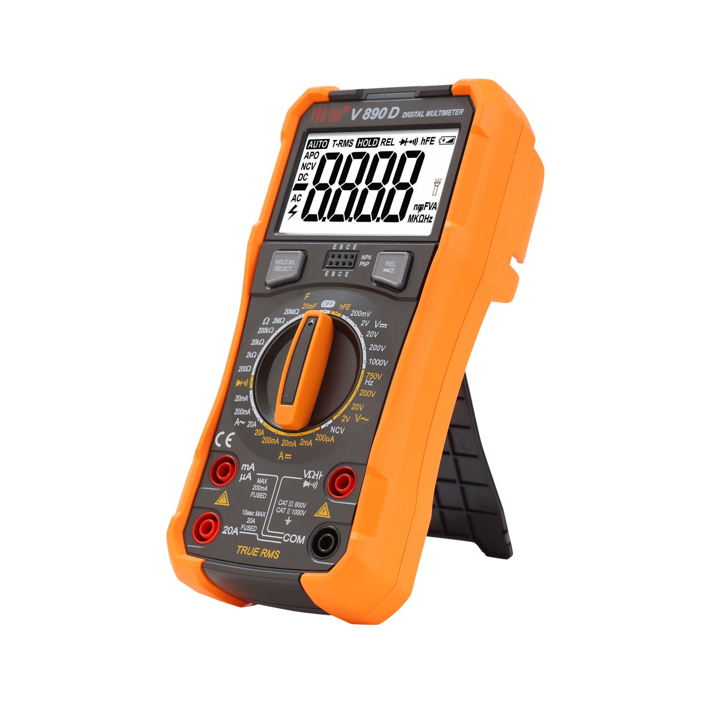 V 890 D Digital multimeter True RMS 1000V DC 750V AC 20A DC AC – V A R TECH