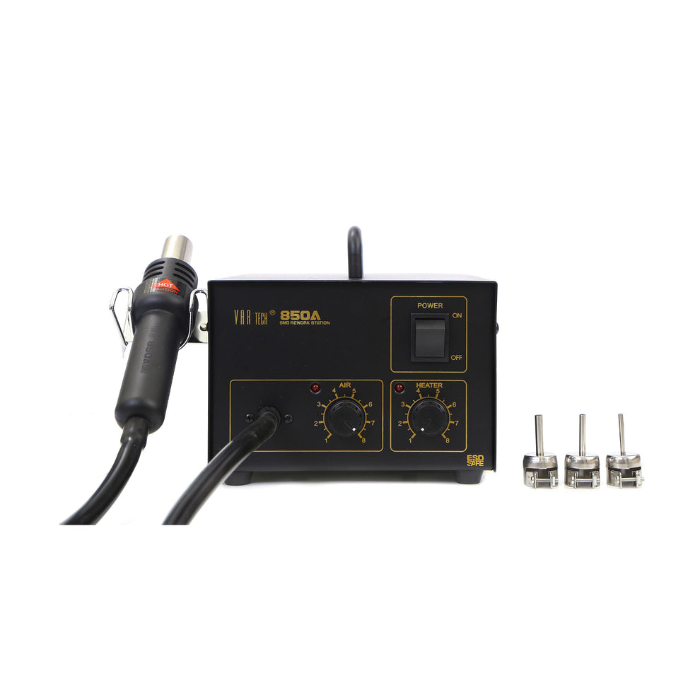 850 A SMD rework station (Hot air soldering station) – V A R TECH