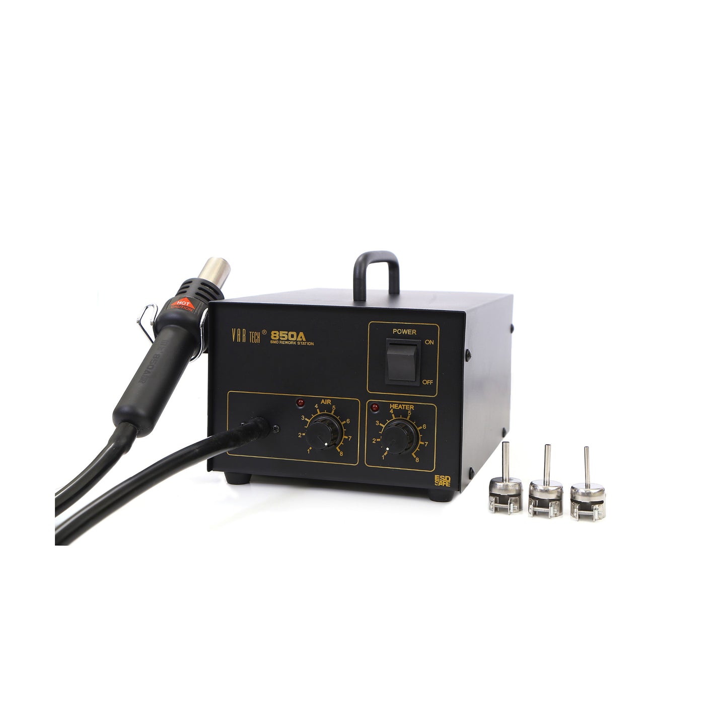 850 A SMD rework station (Hot air soldering station) – V A R TECH