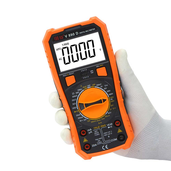 V 890 D Digital multimeter True RMS 1000V DC 750V AC 20A DC AC – V A R TECH